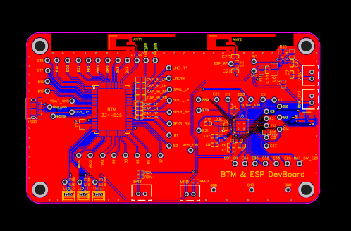 BTM625/307/308 TestBoard - EasyEDA open source hardware lab