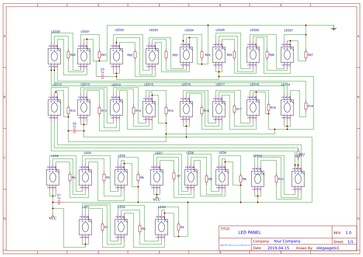 smd 27 leds 5050 white 24v - OSHWLab