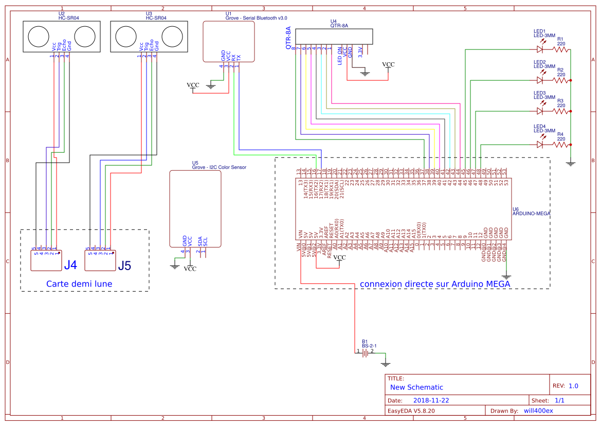Plan robot - EasyEDA open source hardware lab