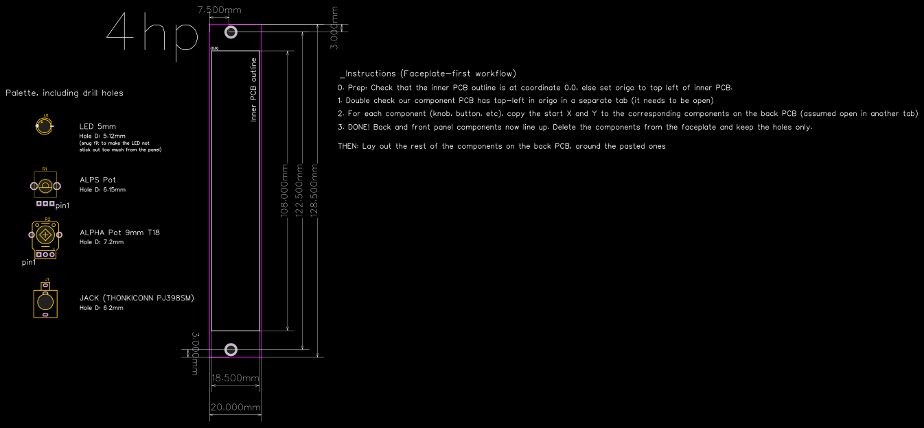 eurorack-faceplate-templates - OSHWLab