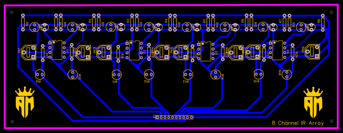 DIY IR Sensor Array New - EasyEDA open source hardware lab