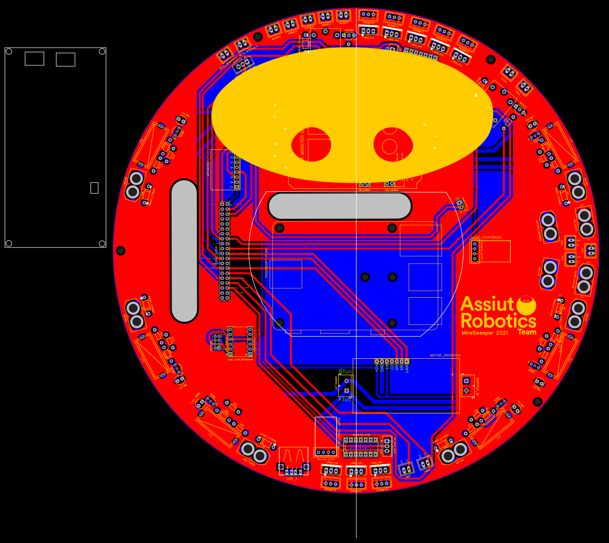 Assiut Robotics - Minesweeper22 - EasyEDA open source hardware lab