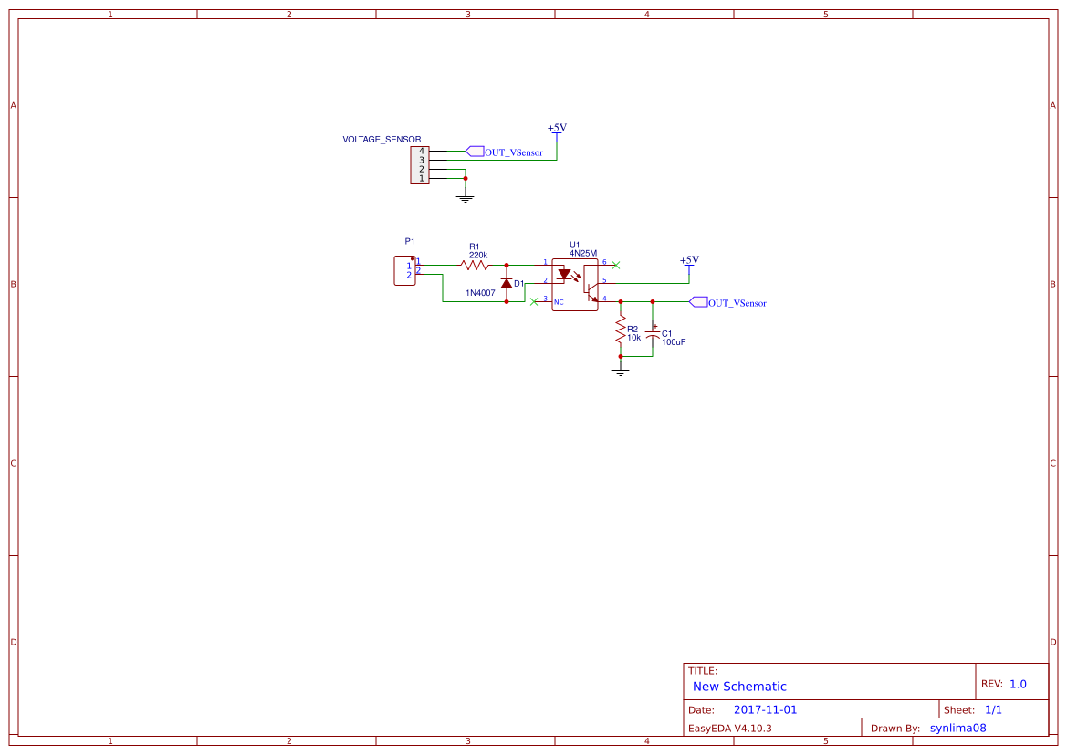 Sensor de Tensão - OSHWLab