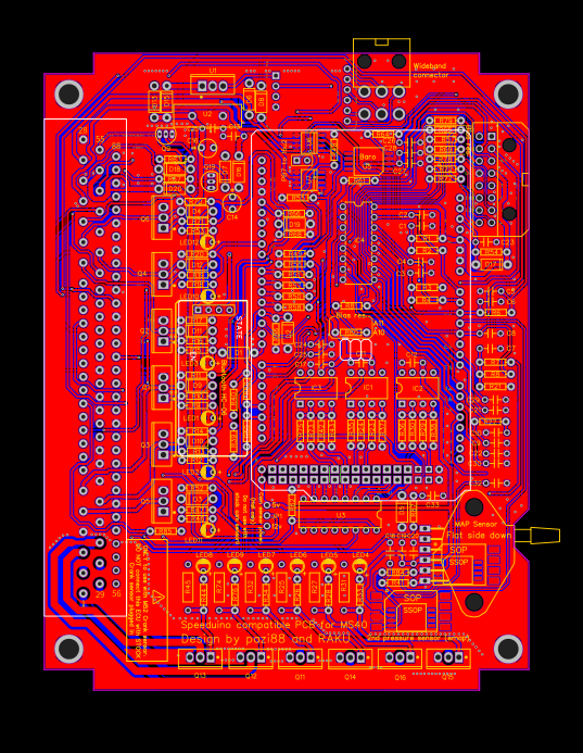 speeduino PCB for ms40 - OSHWLab
