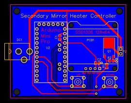 Secondary mirror heater - EasyEDA open source hardware lab