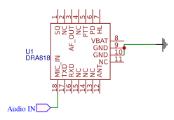 DRA 818 APRS - OSHWLab