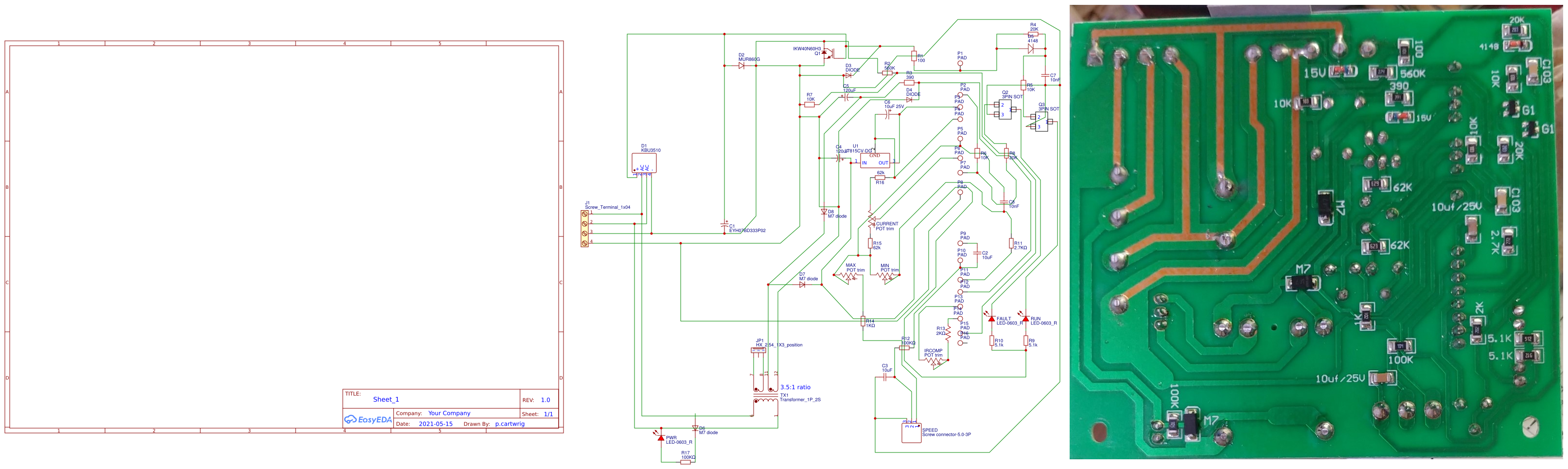 Motor Controller Minilathe - EasyEDA open source hardware lab