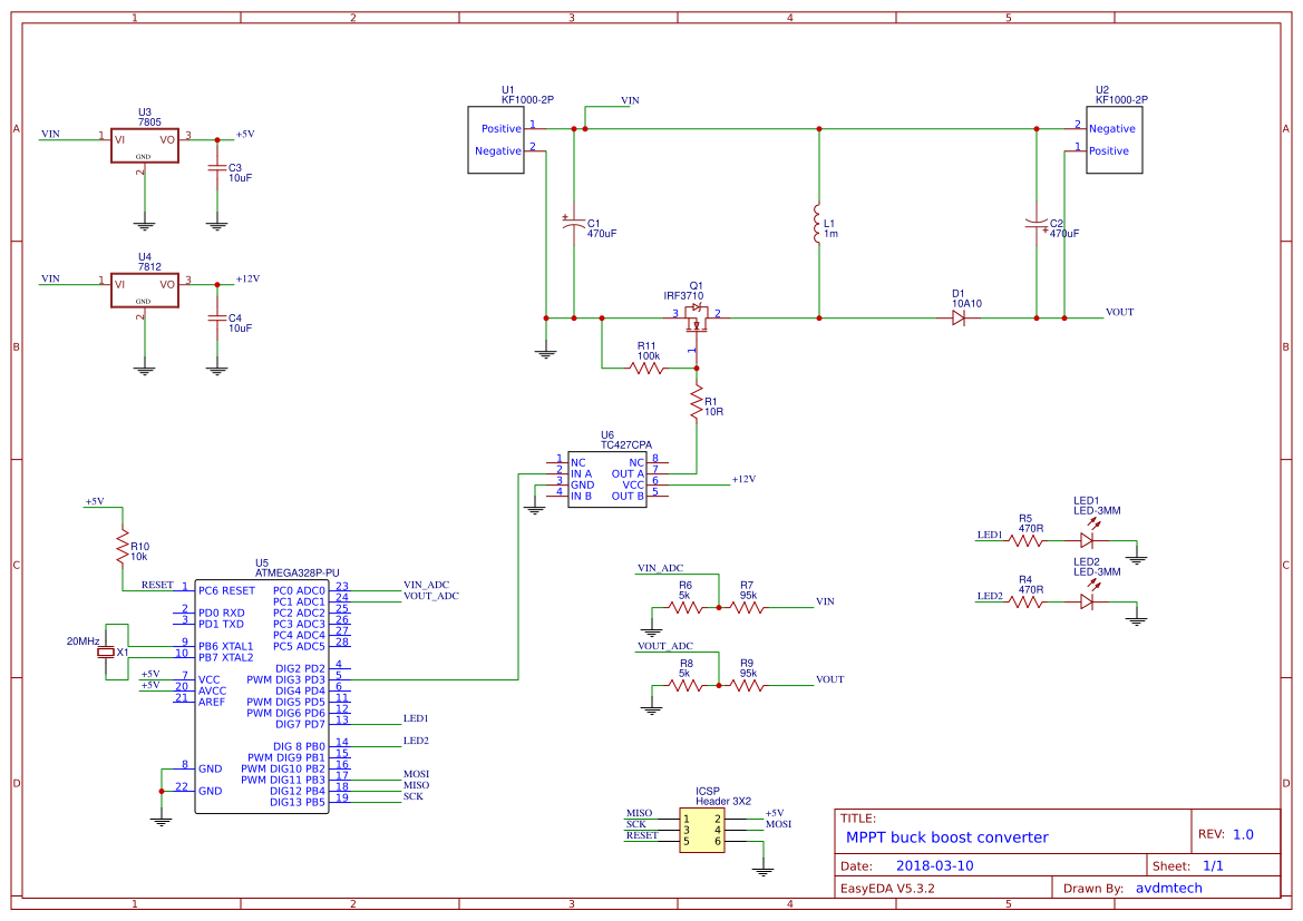 MPPT buck boost controler v1 copy - EasyEDA open source hardware lab