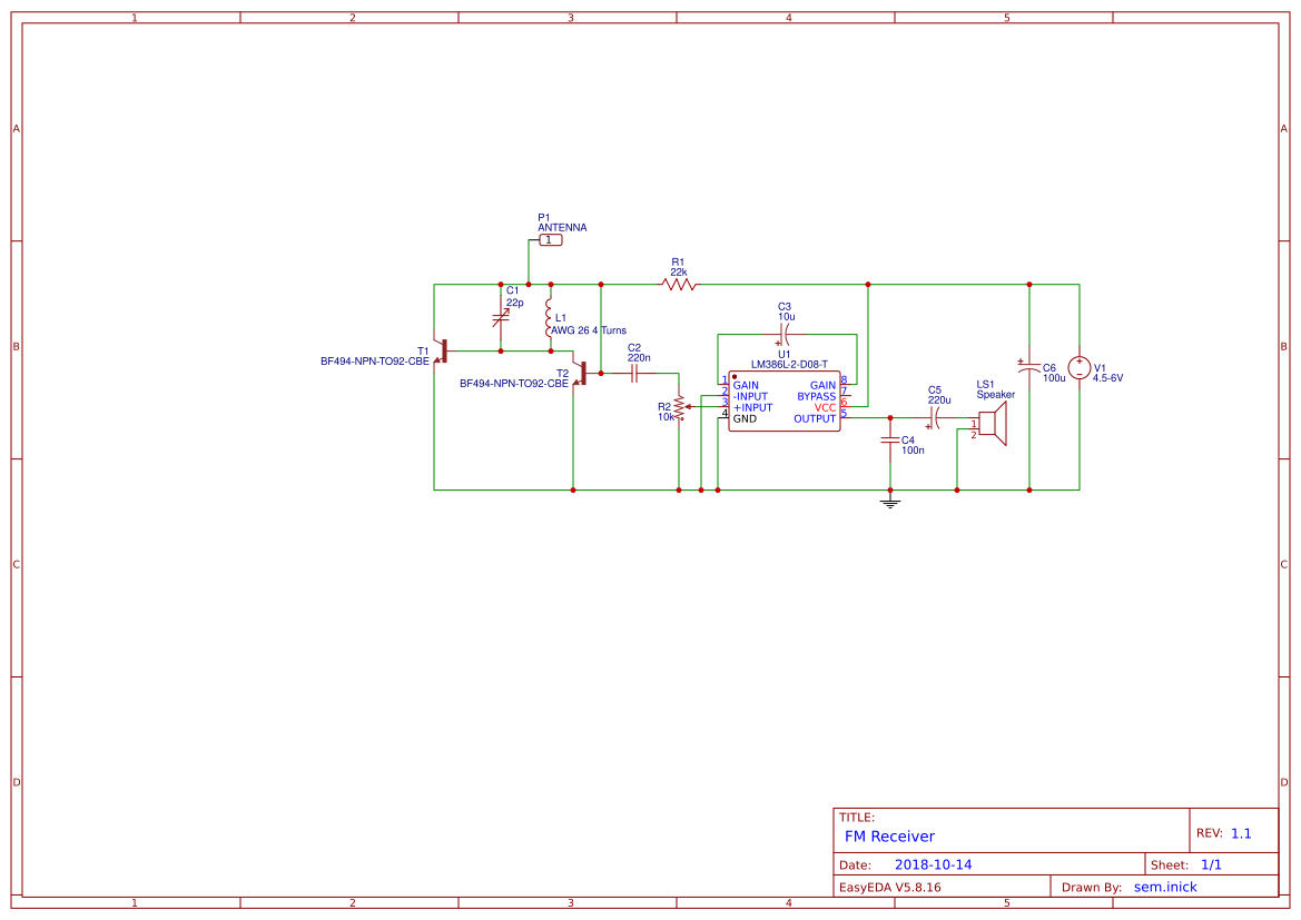 FM Receiver - OSHWLab