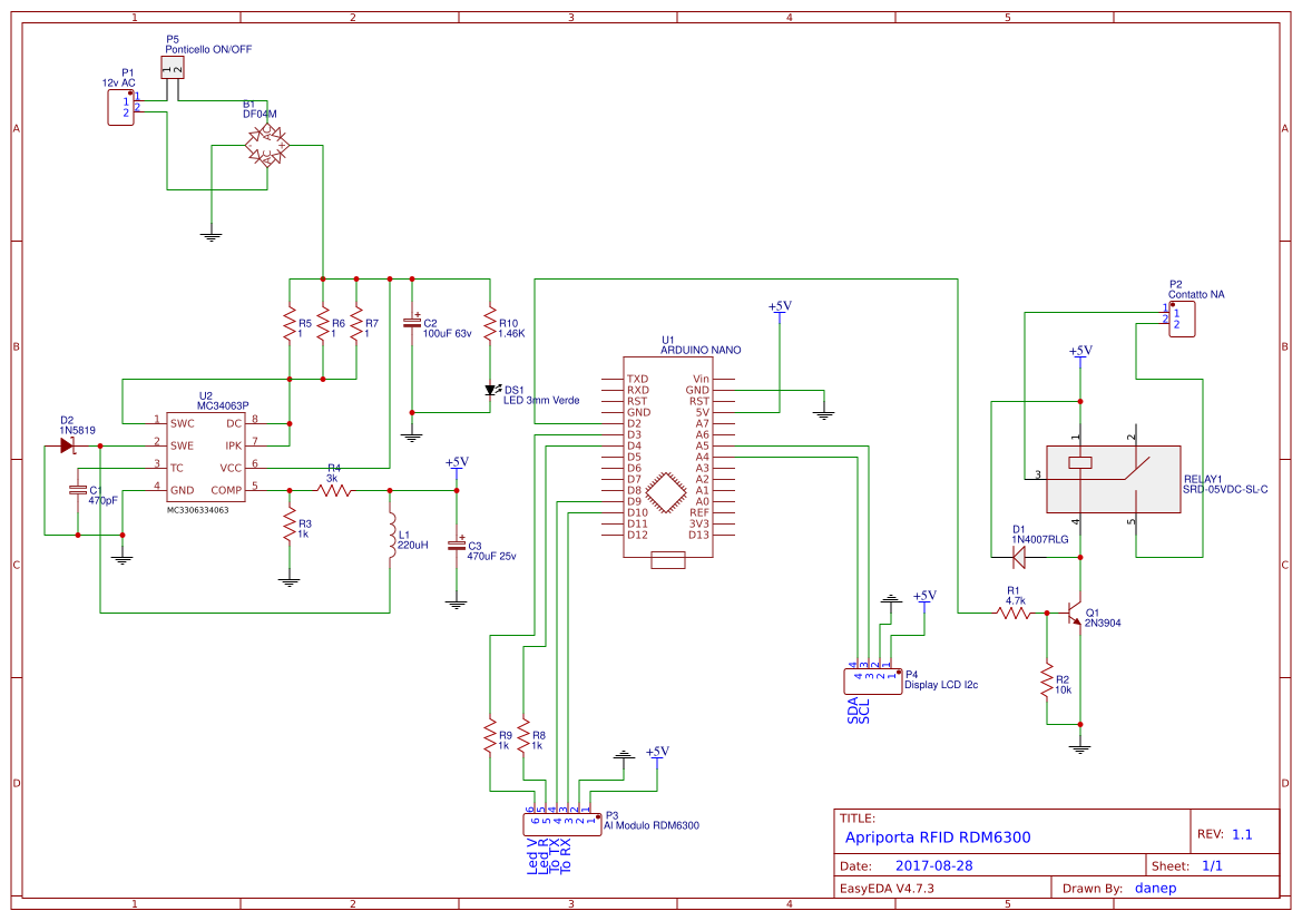 Apriporta RFID RDM6300 - EasyEDA open source hardware lab