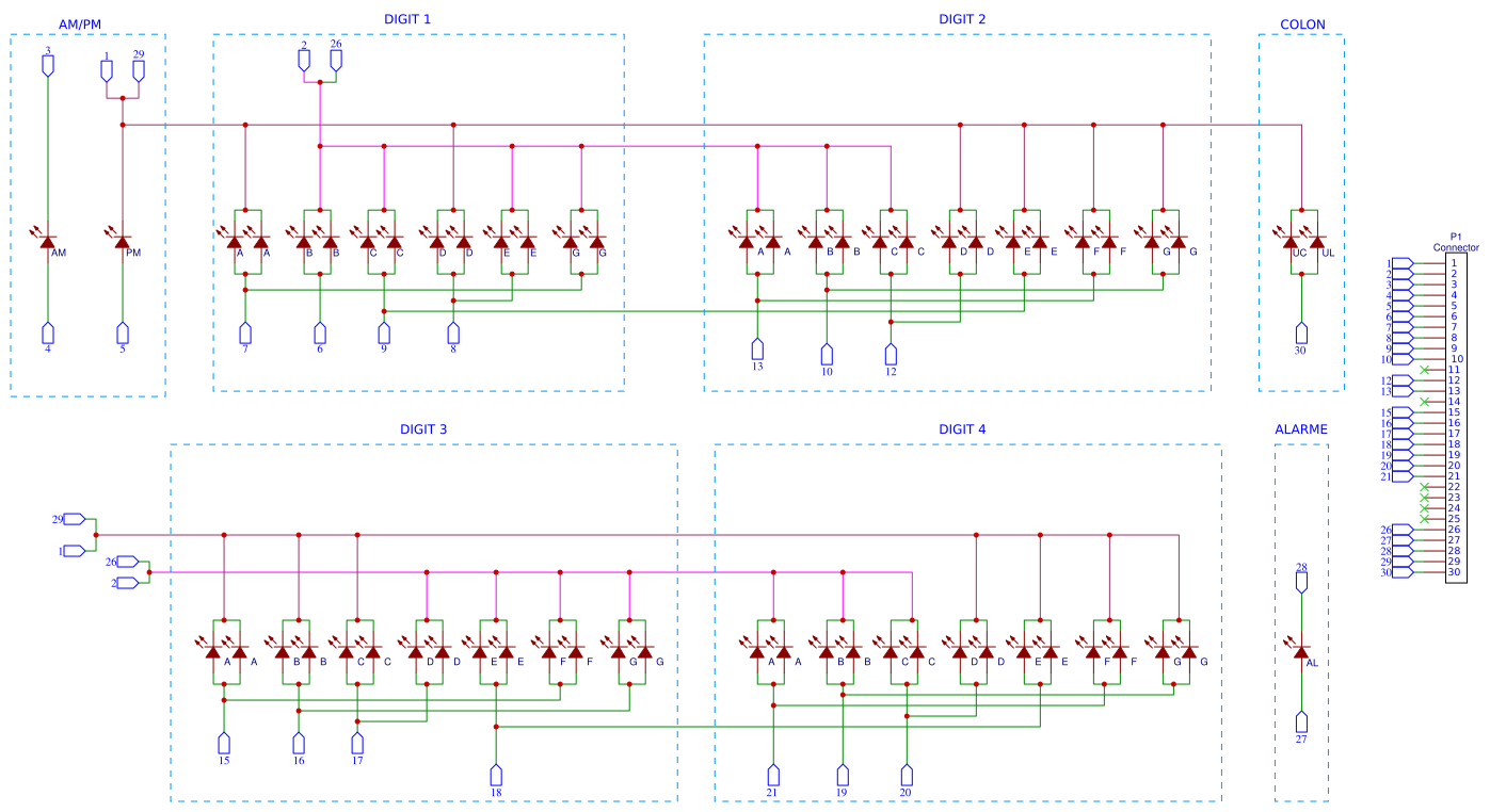 Duplex 7 segment Display - EasyEDA open source hardware lab