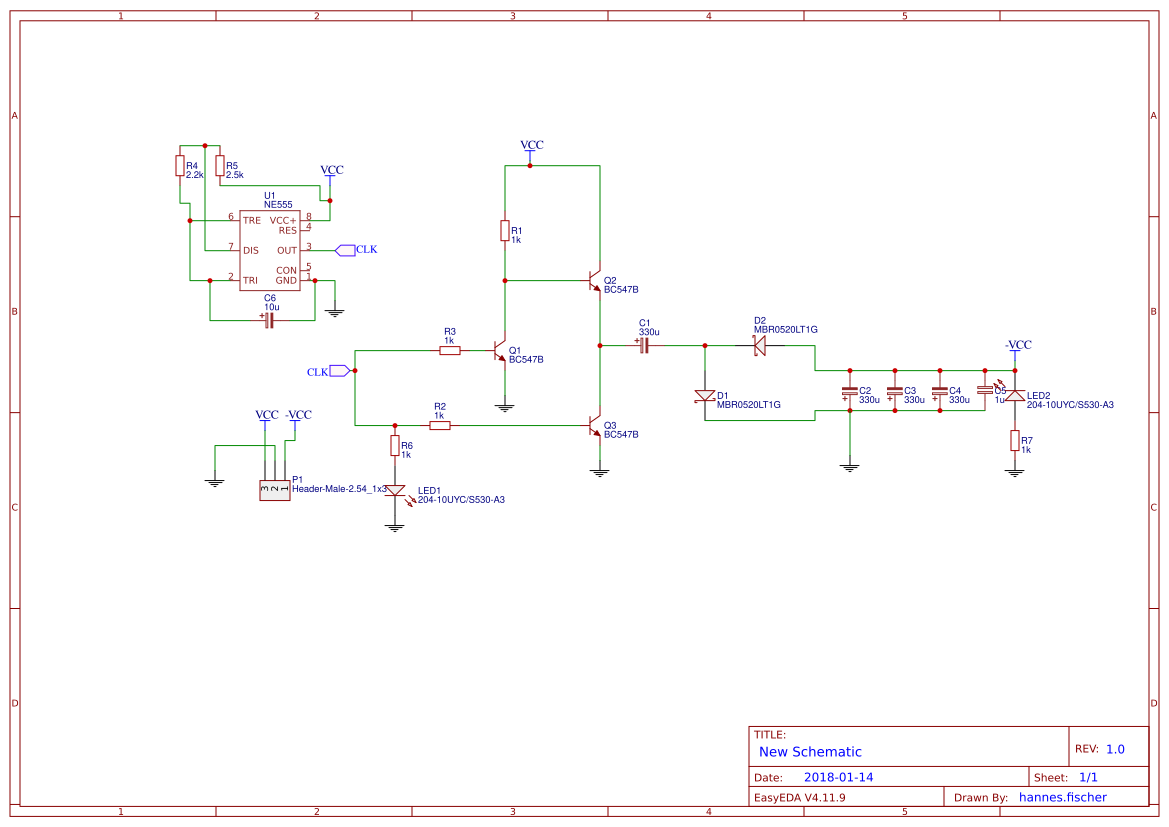 Negative Voltage Generator Oshwlab