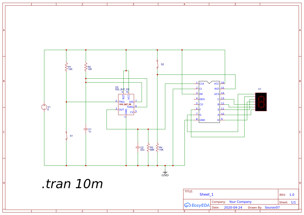 Seven Segment - OSHWLab