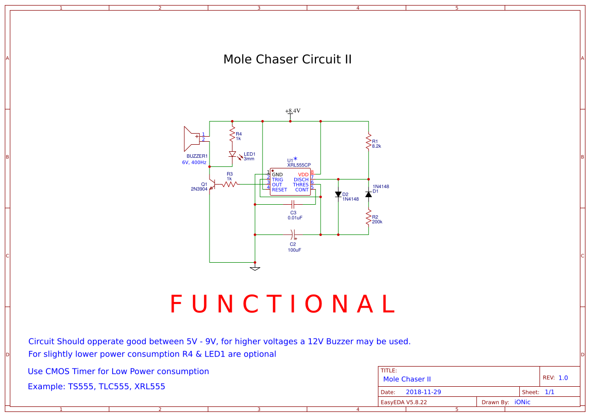 Mole Chaser II - OSHWLab