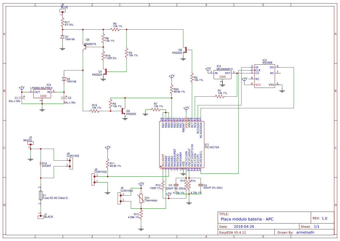 Placa - nobreak - EasyEDA open source hardware lab