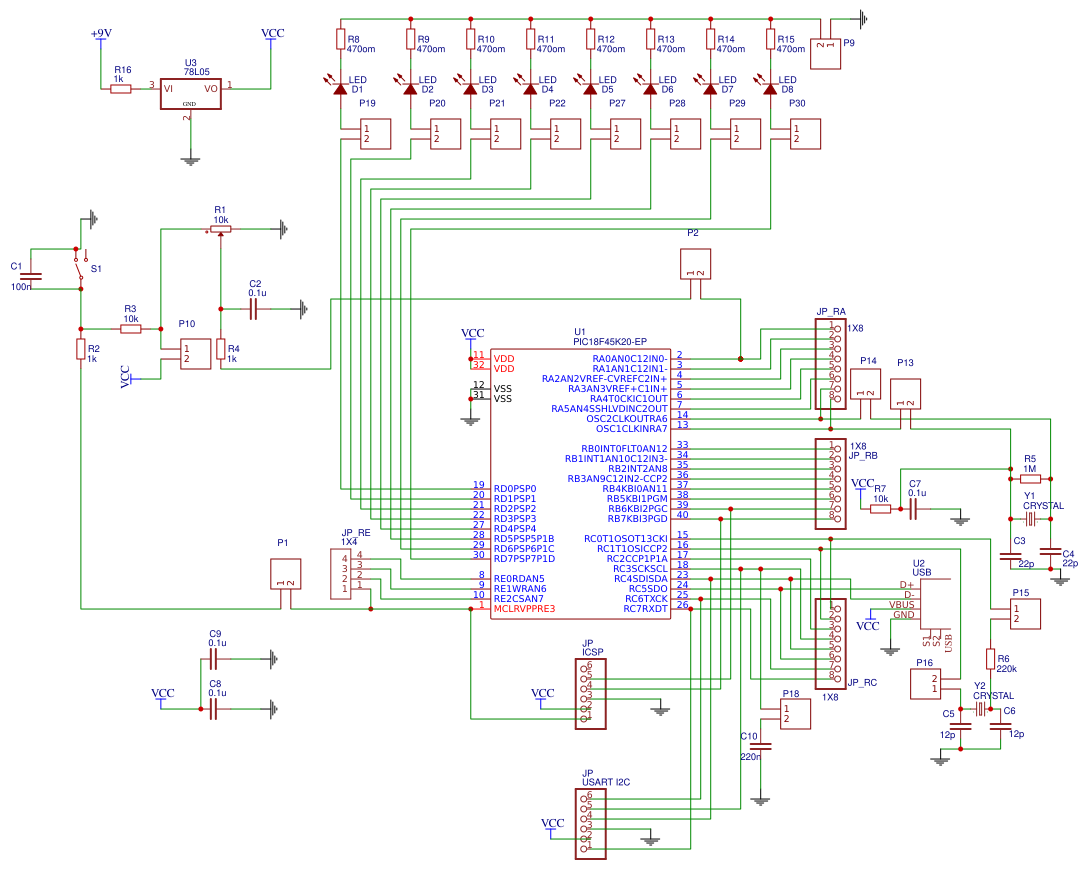 44pin pic18 PCB_fit - EasyEDA open source hardware lab