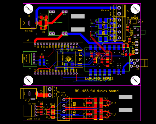 LoraF30_ESP32_RS-485 - EasyEDA open source hardware lab