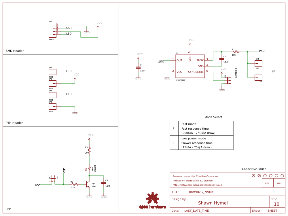 AT42QT1010 Capacitive Touch Breakout copy copy - EasyEDA open source hardware lab
