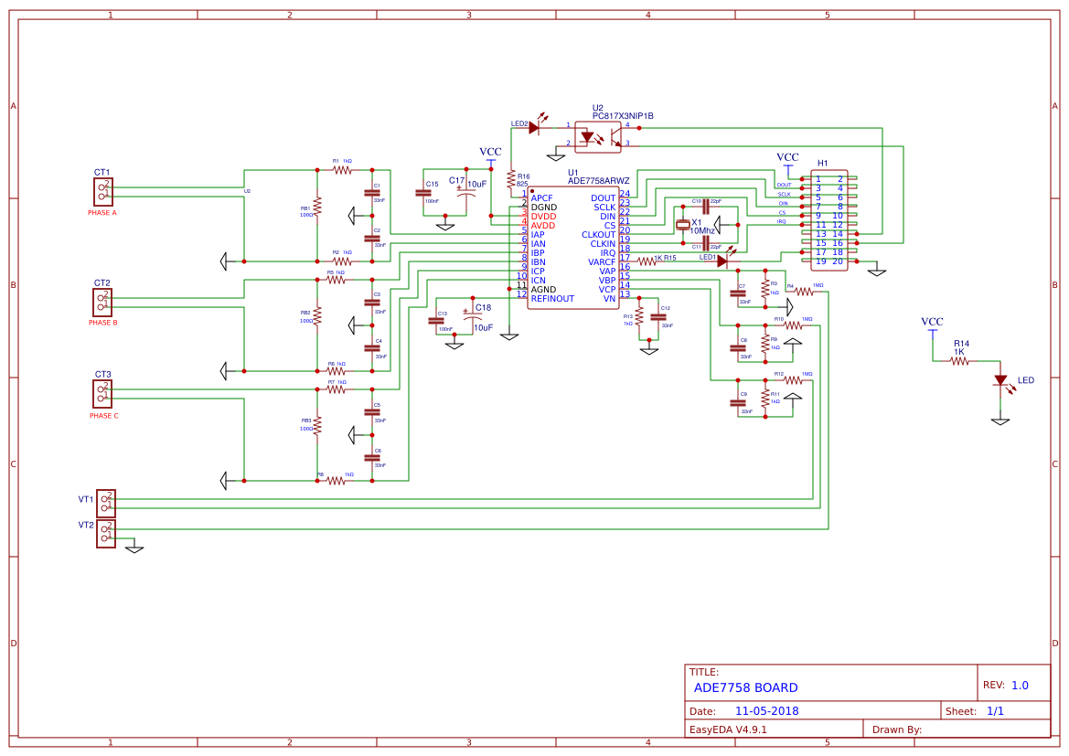 ADE7758PEA - EasyEDA open source hardware lab
