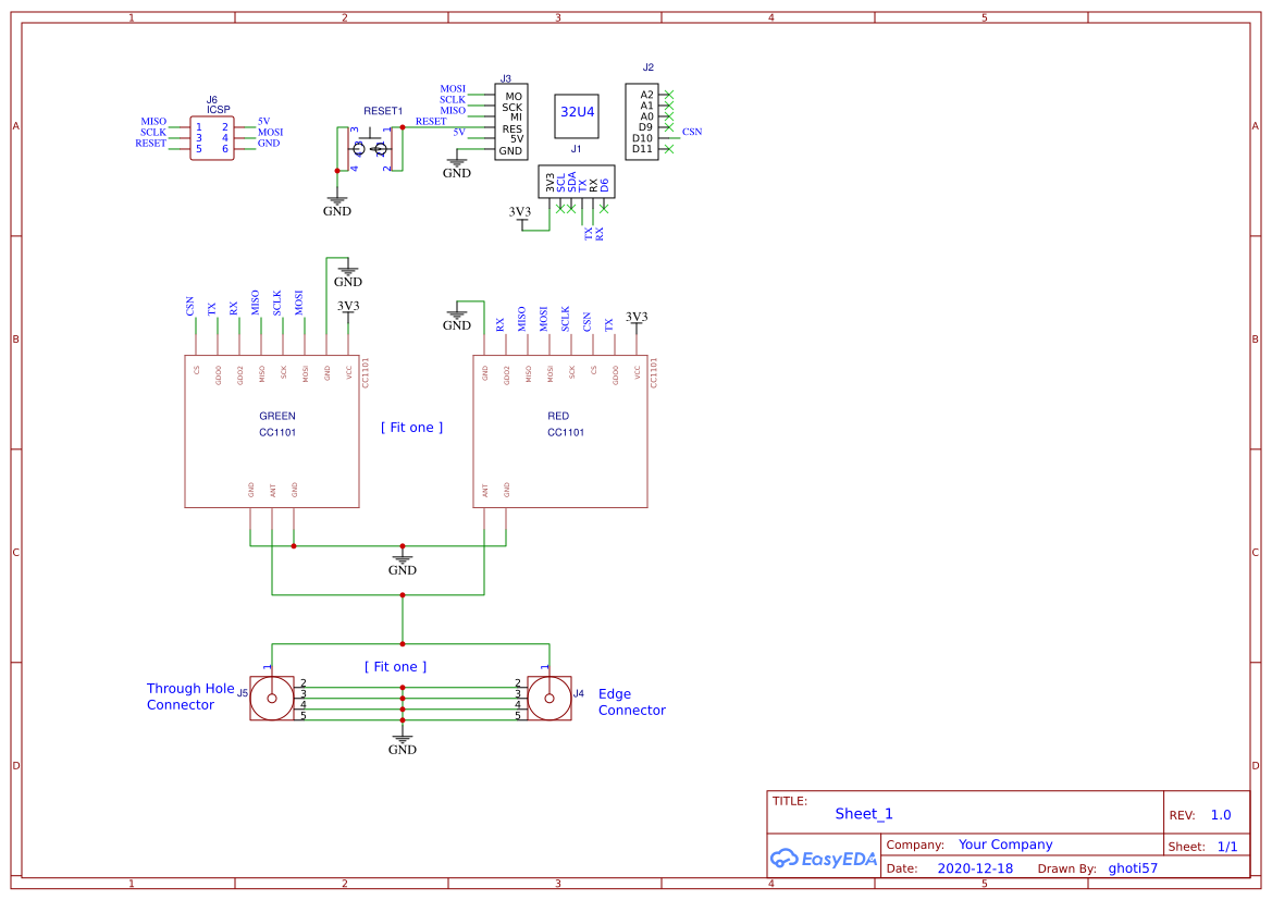 SS Micro CC1101 - OSHWLab