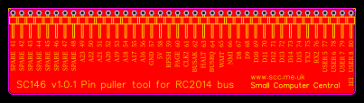SC146 v1.0 Pin puller tool for RC2014 - EasyEDA open source hardware lab