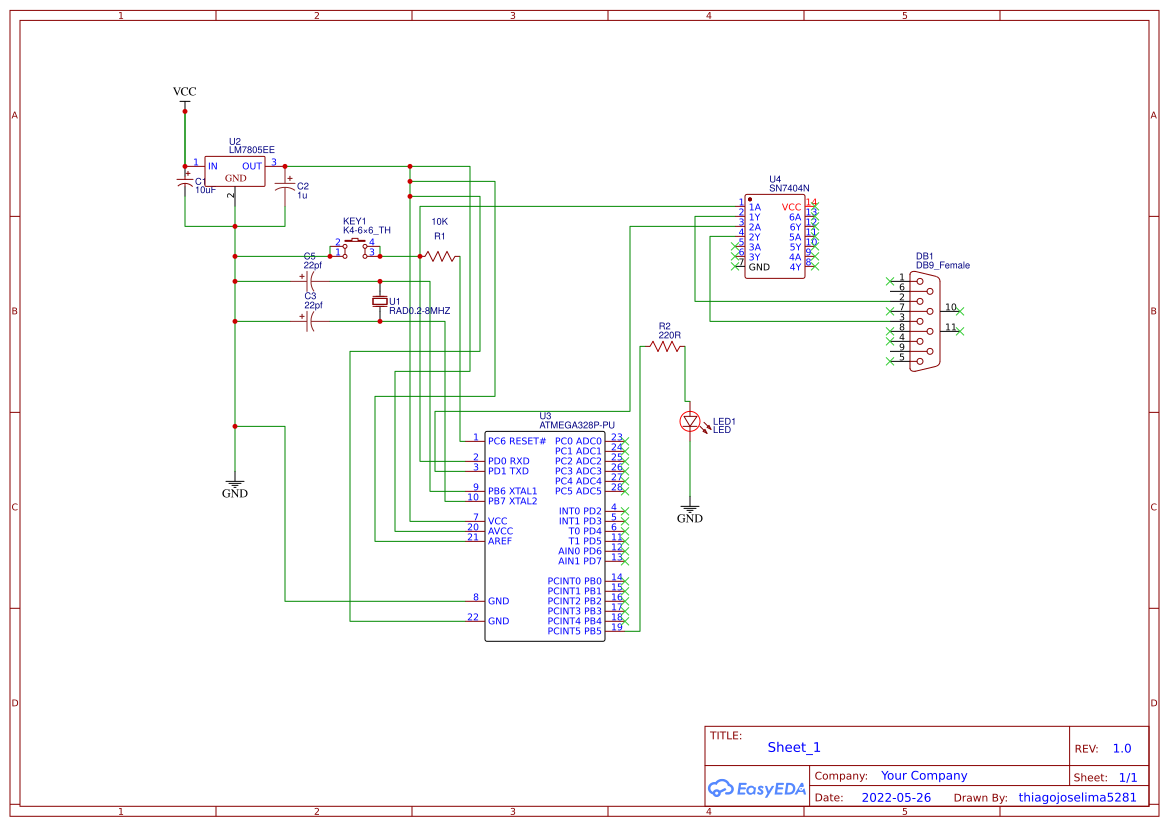 projeto standalone - EasyEDA open source hardware lab