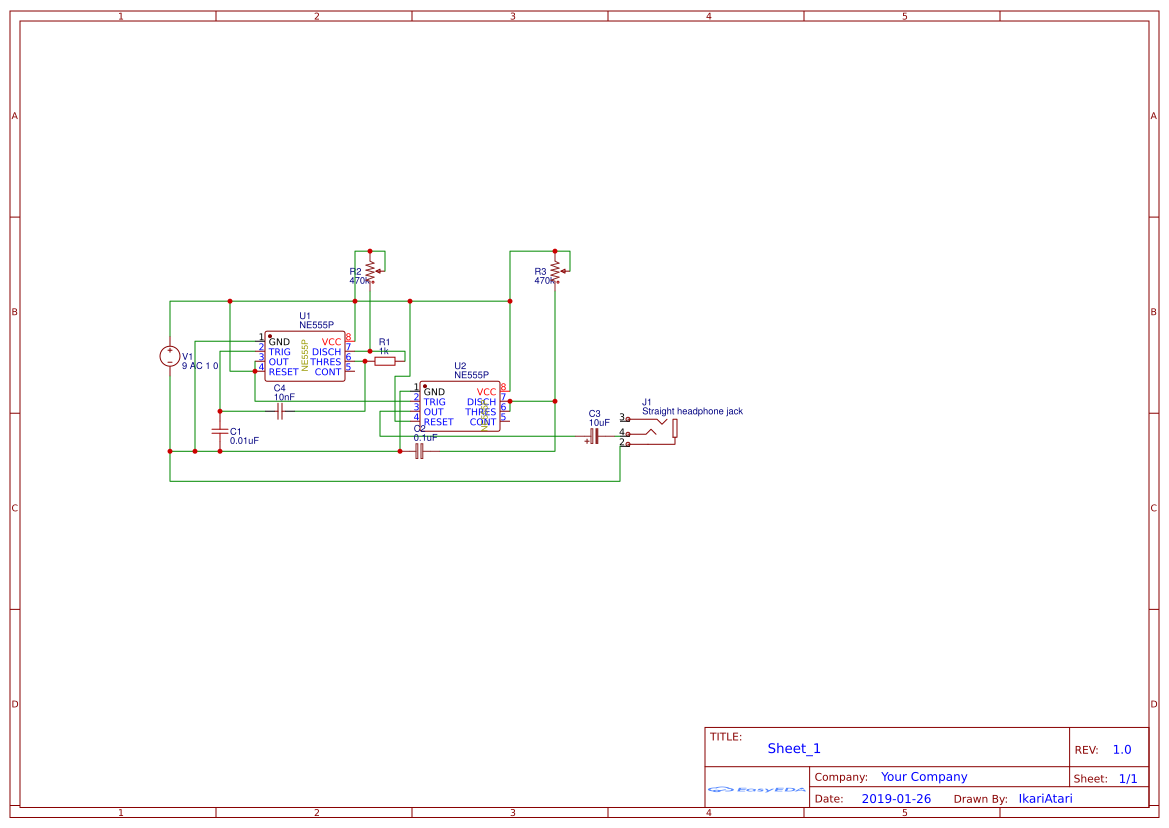 Atari Punk Console MK1 - Platform for creating and sharing projects - OSHWLab