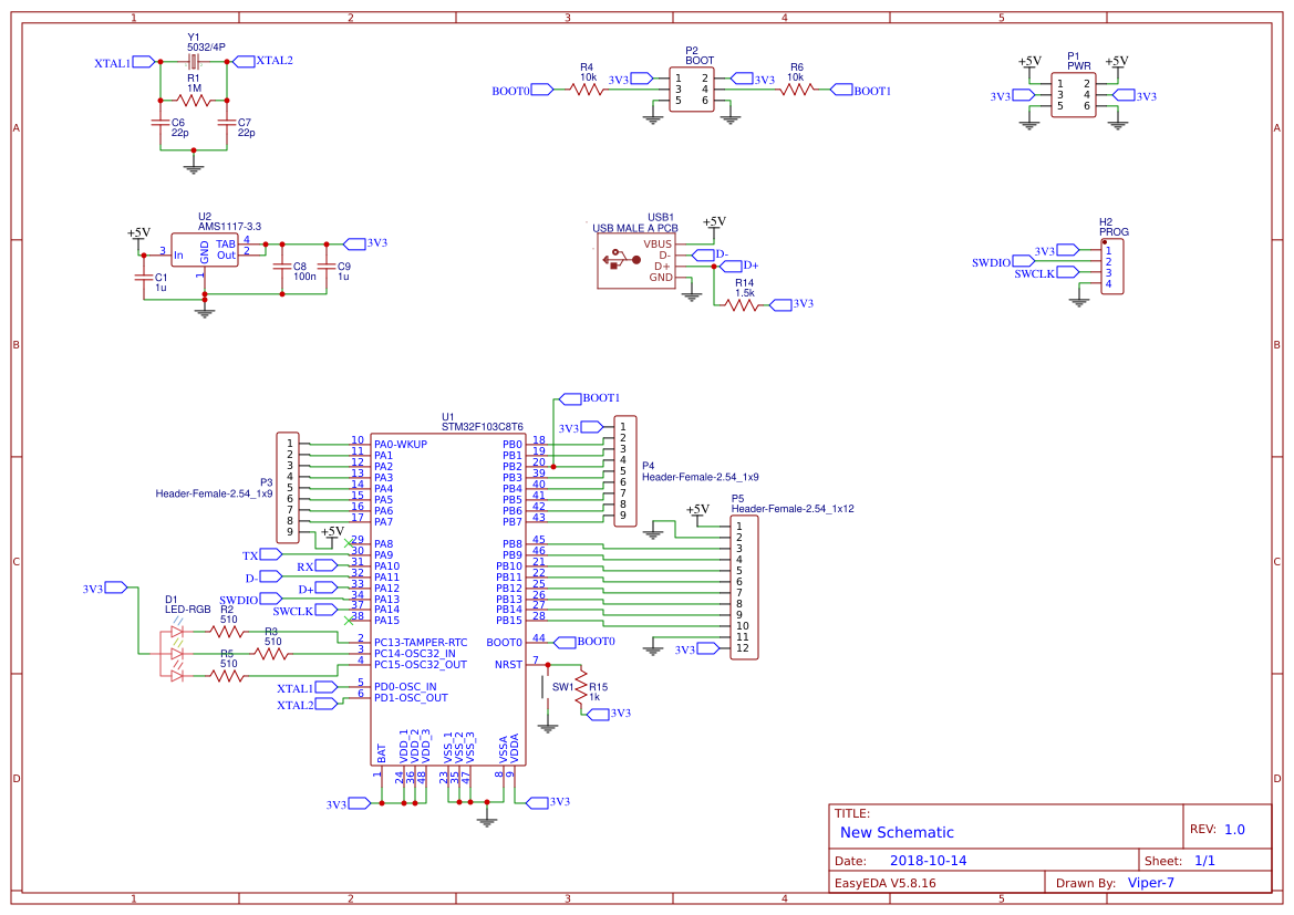 STM32Spark - EasyEDA open source hardware lab