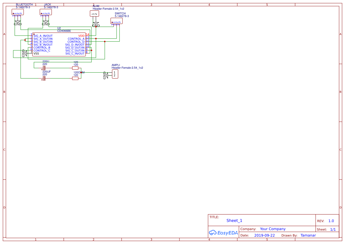 Switch ampli - EasyEDA open source hardware lab