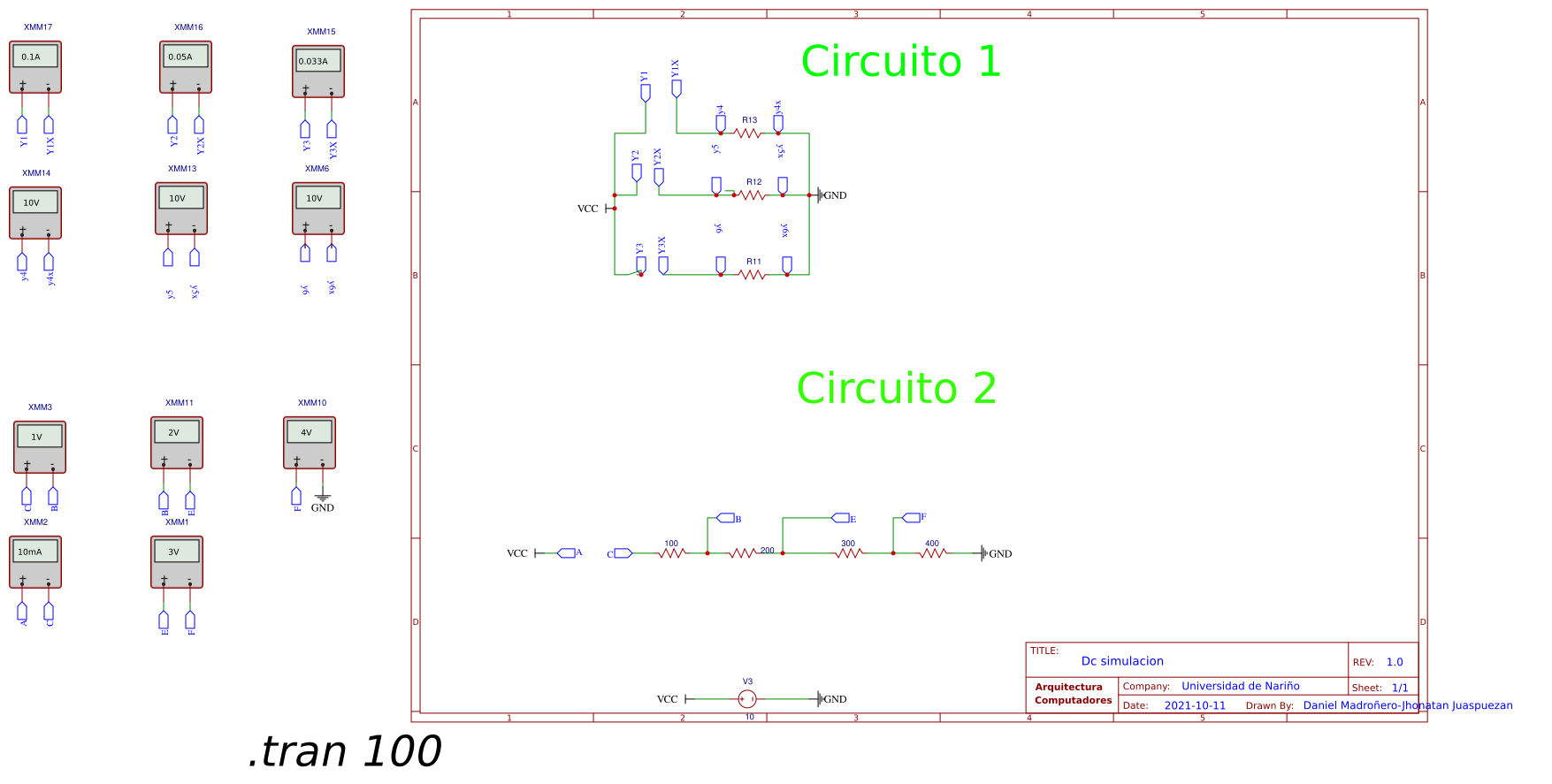 AC 2020 - simple simulation - OSHWLab