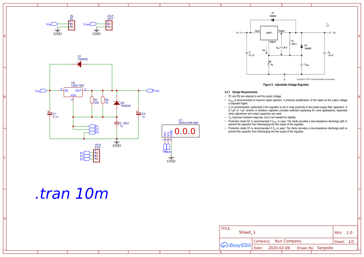 Power Supply Easyeda Open Source Hardware Lab