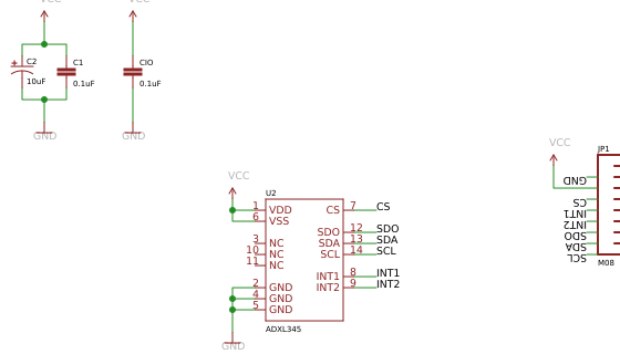 SparkFun Triple Axis Accelerometer Breakout - ADXL345 - EasyEDA open ...