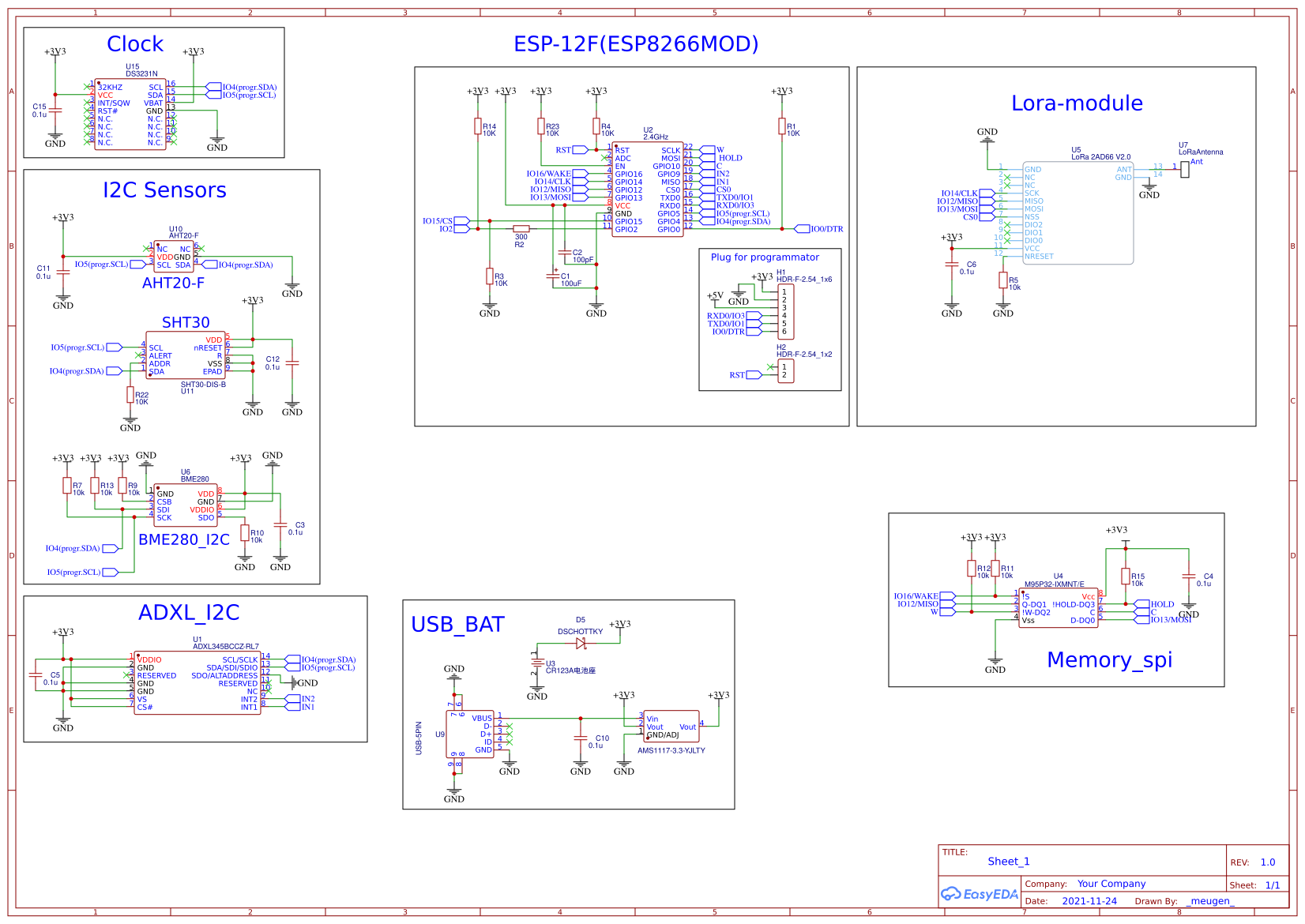 ESP12F_Battery - EasyEDA open source hardware lab