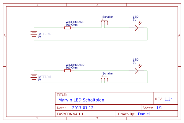 Marvin LED Schaltplan - EasyEDA open source hardware lab