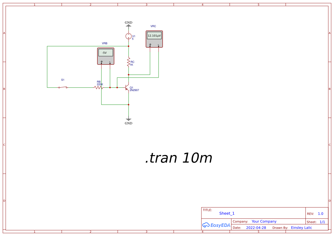 Bipolar Transistor Switch - Platform for creating and sharing projects - OSHWLab