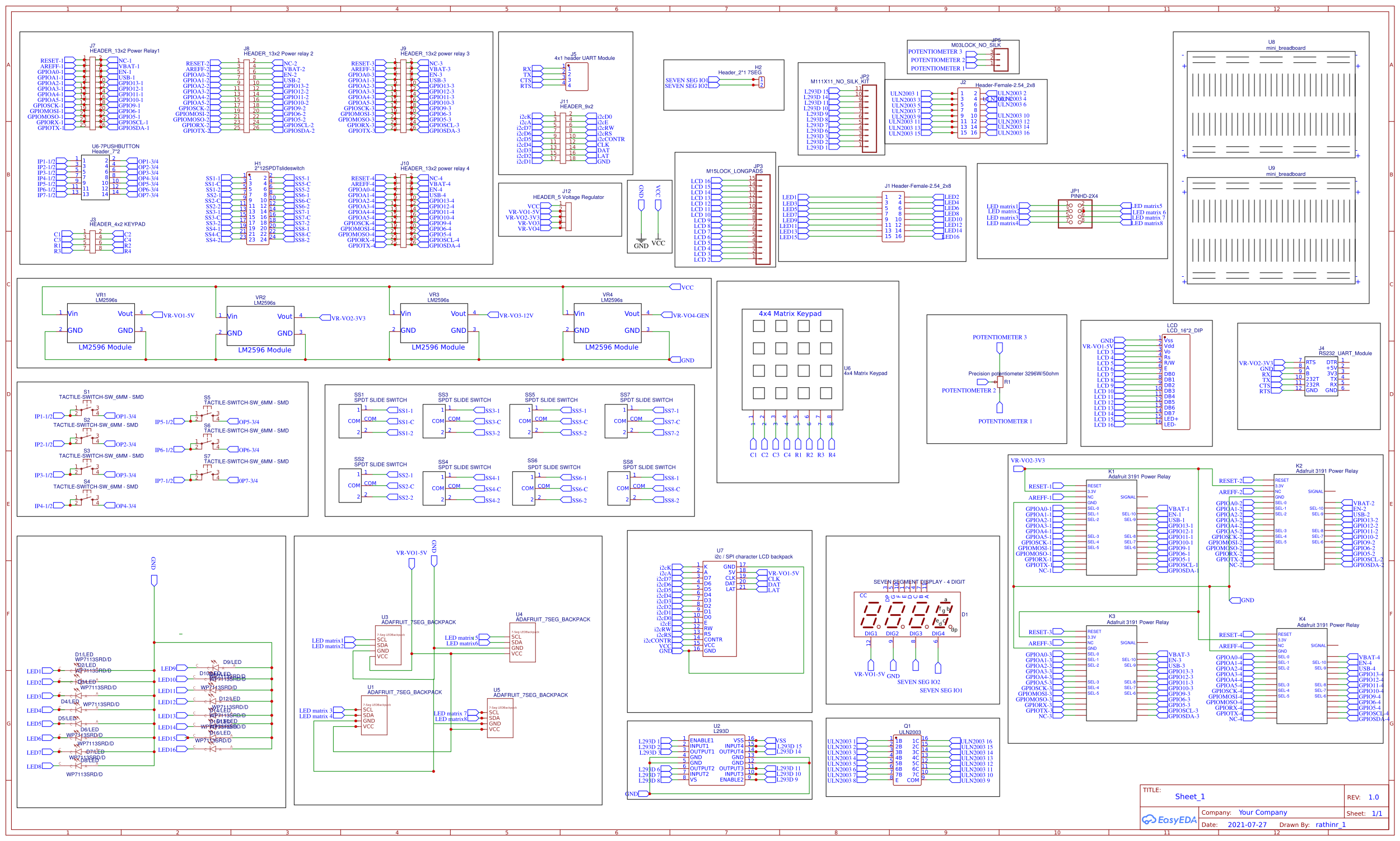 final year VI sem - EasyEDA open source hardware lab
