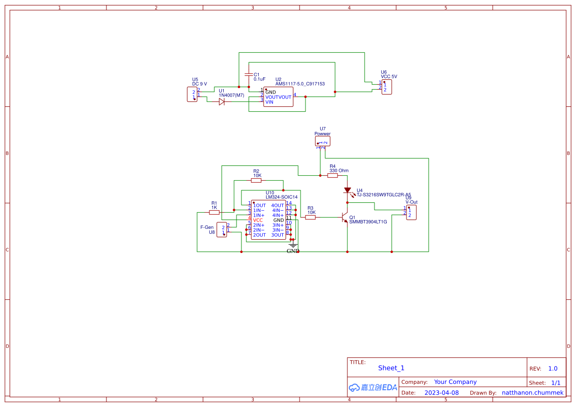 Analog circuit - EasyEDA open source hardware lab