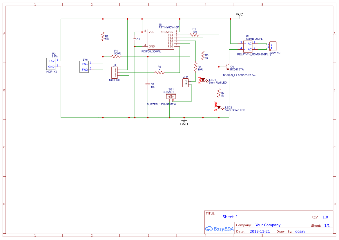 solder timer v2 - EasyEDA open source hardware lab