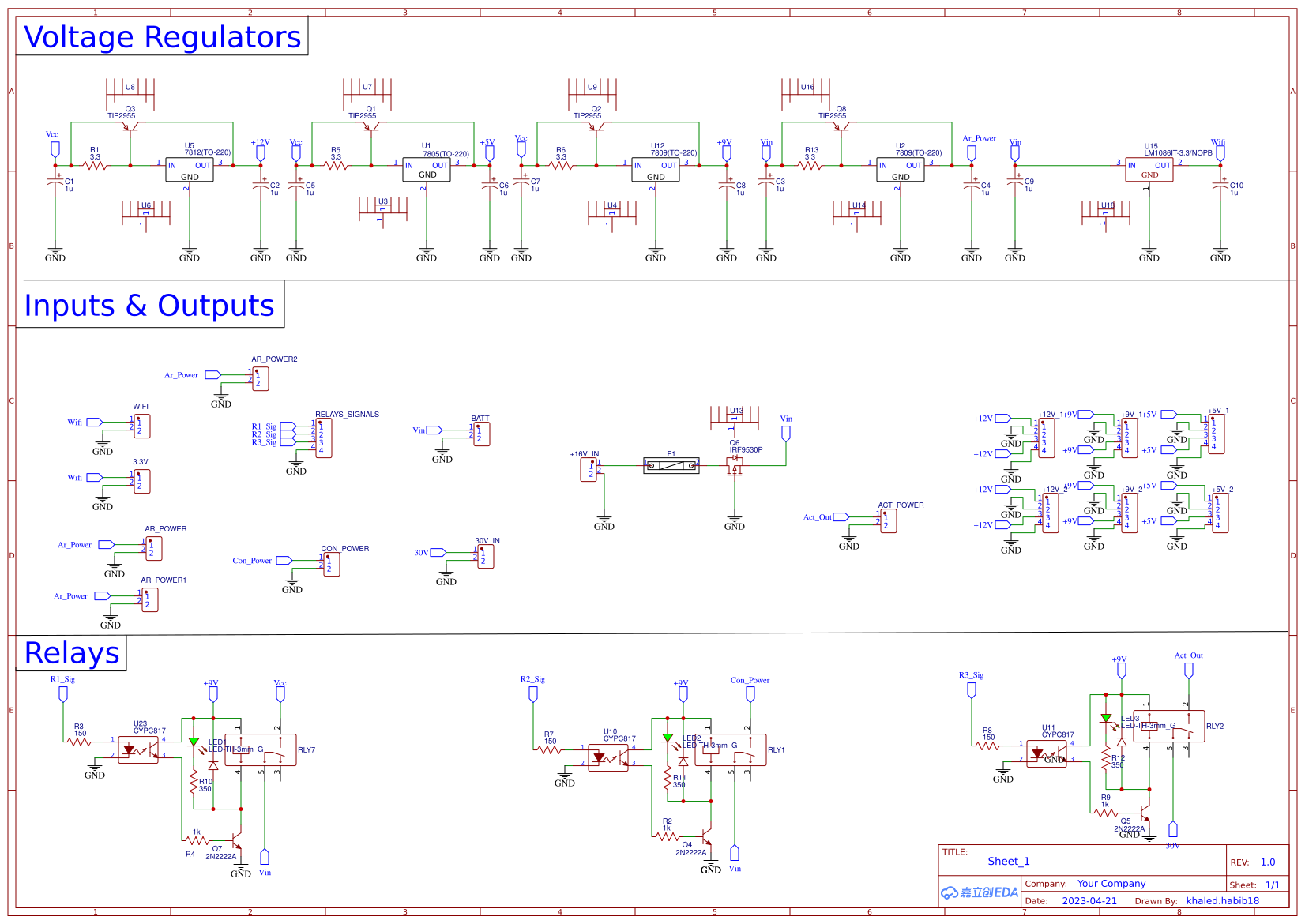 PV_Power - EasyEDA open source hardware lab