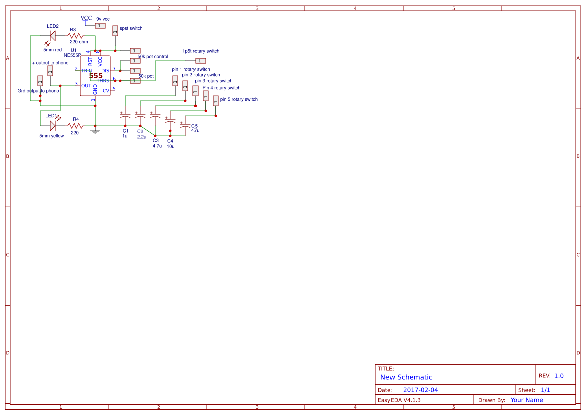555 digital clock - EasyEDA open source hardware lab