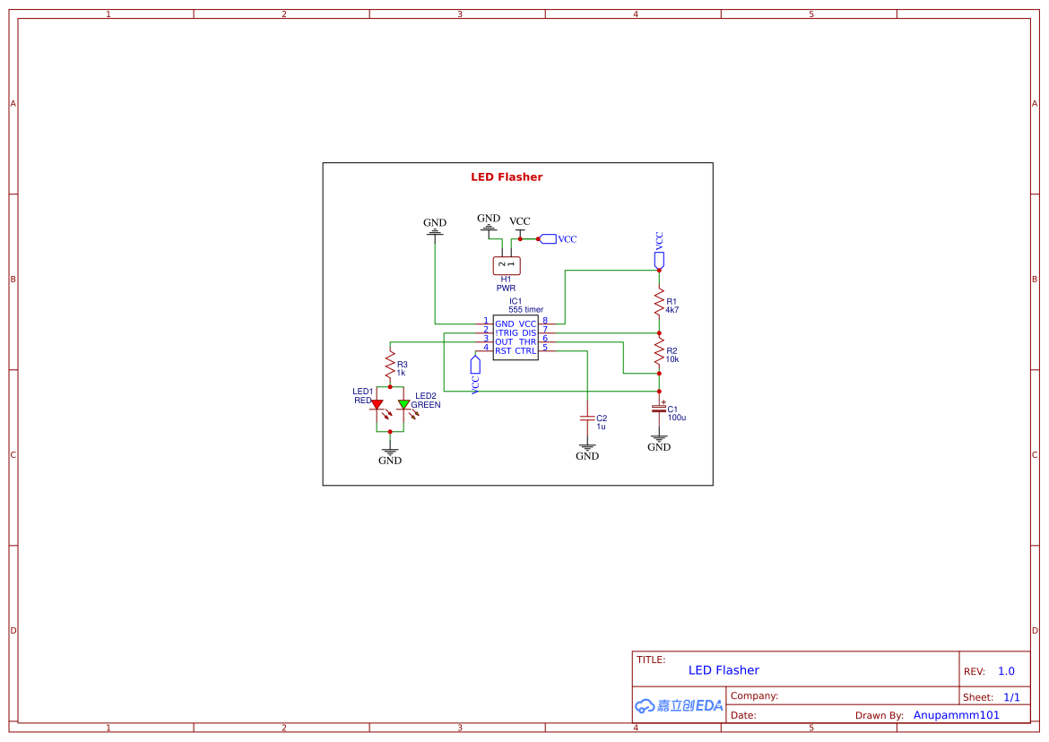 LED Flasher - OSHWLab