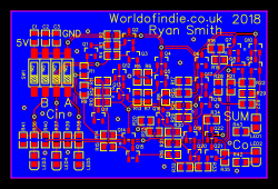 1 bit adder - transistors - OSHWLab