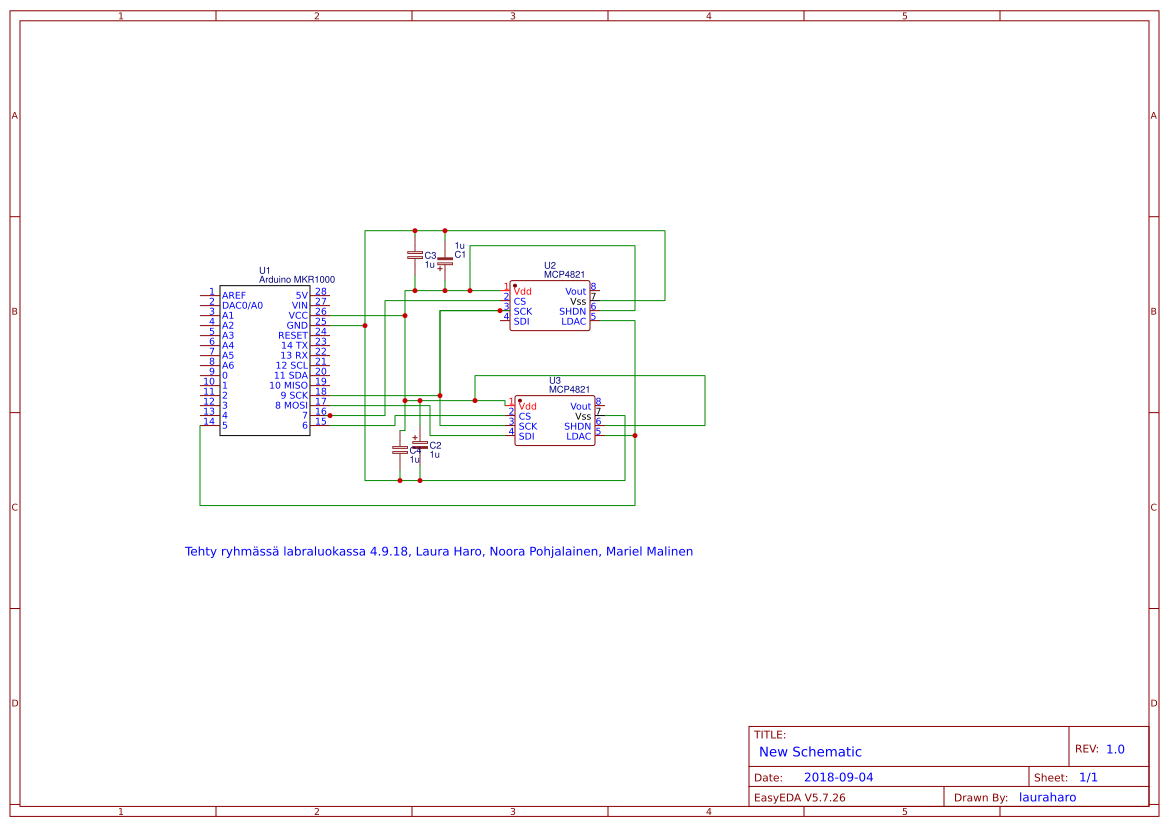 MCP4821 digitaali analogi muunnin - Platform for creating and sharing ...