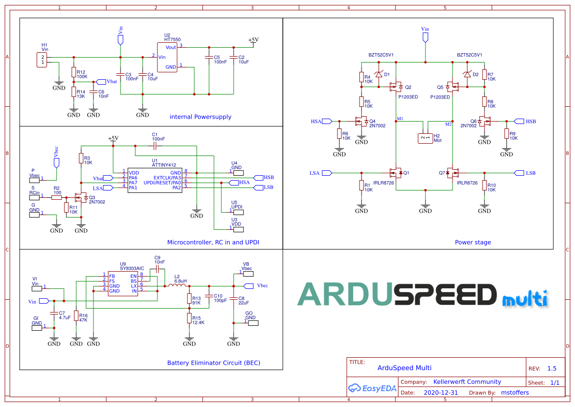 ArduSpeed multi - OSHWLab