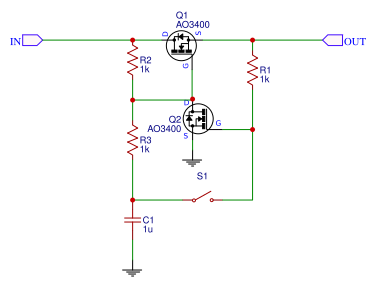 Latch power switch - EasyEDA open source hardware lab