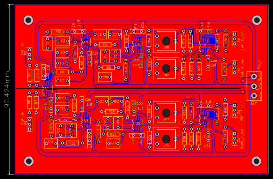 Crossover-LR-2way-RCA - OSHWLab