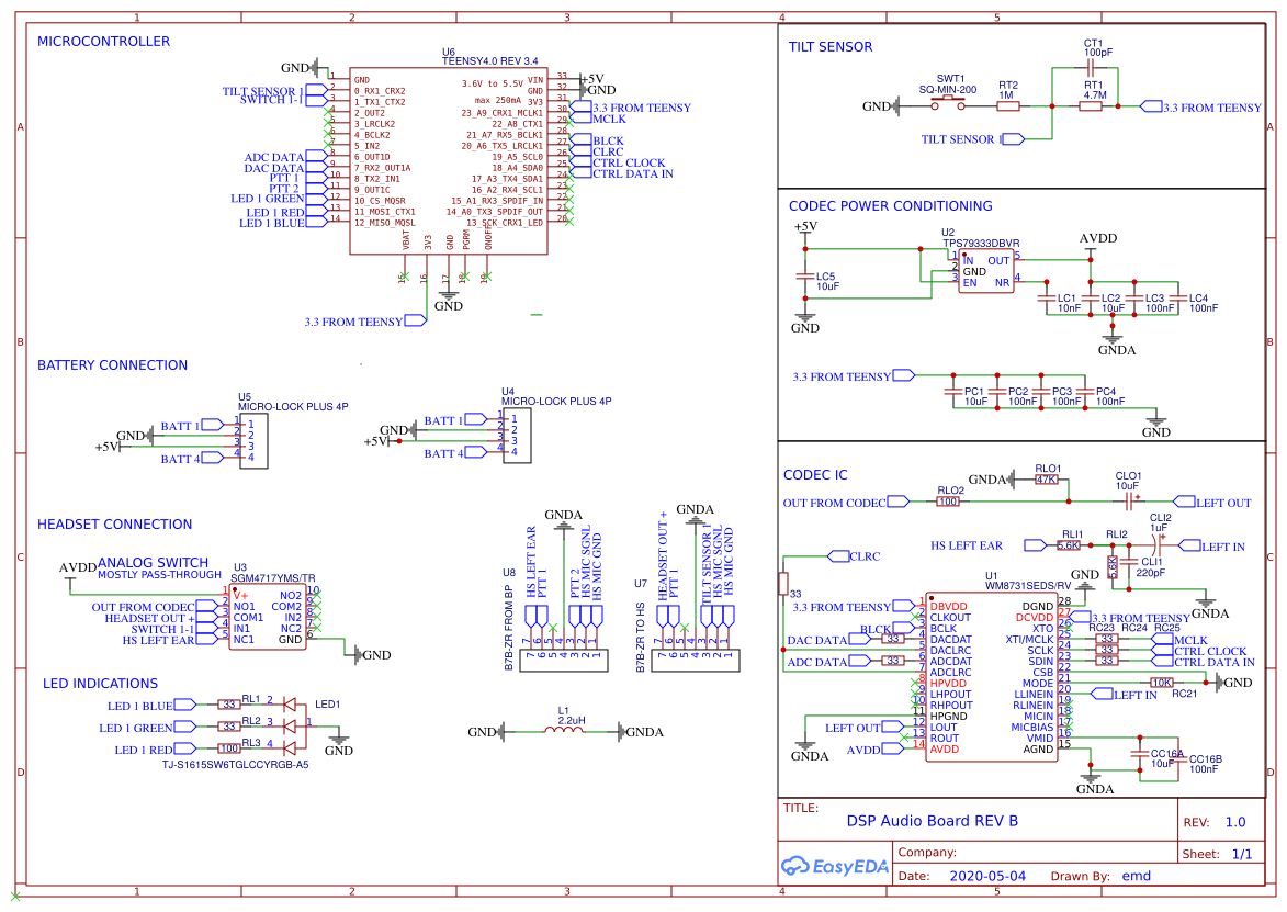 TEENSY_BOARD_NO_MEMORY - EasyEDA open source hardware lab