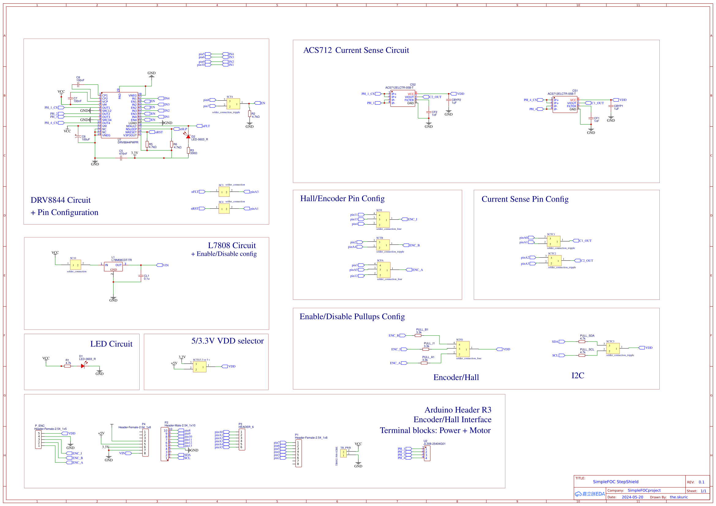 SimpleFOC StepShield - OSHWLab