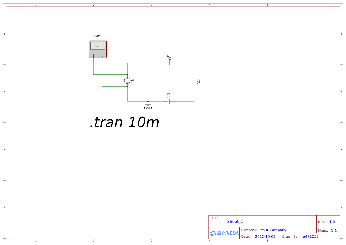 Capacitor serie 1 - EasyEDA open source hardware lab