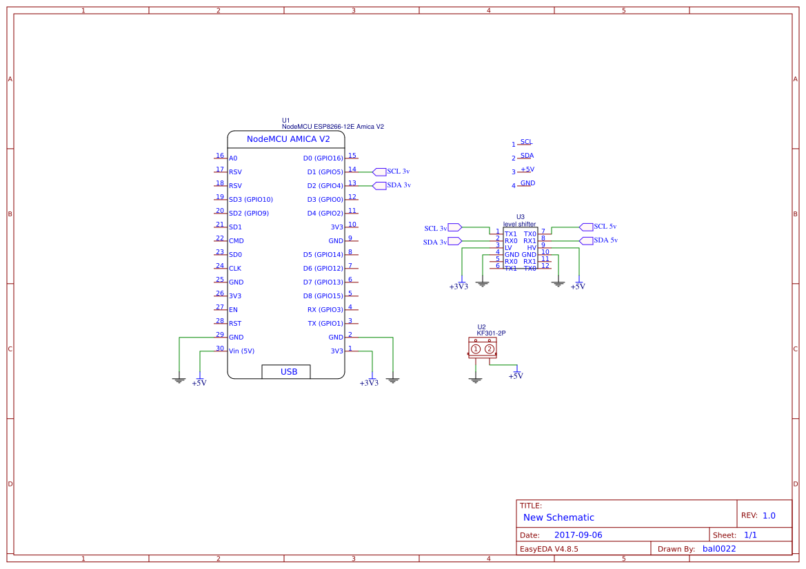 ESP8266 SRF08 - OSHWLab
